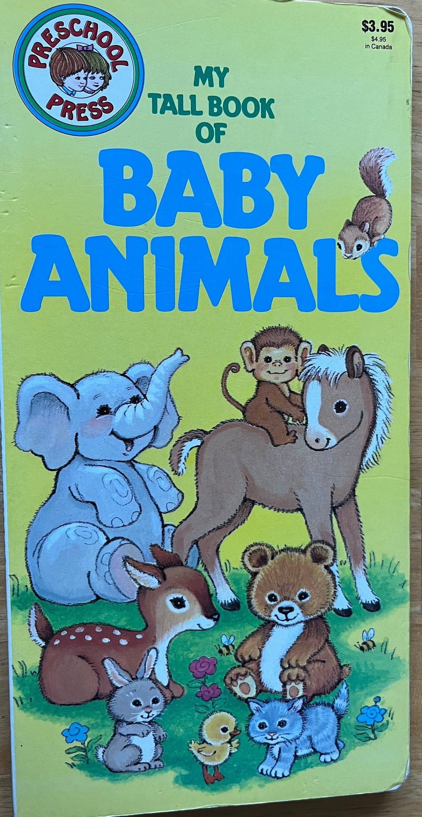 My Tall Book of Baby Animals board Book - Etsy
