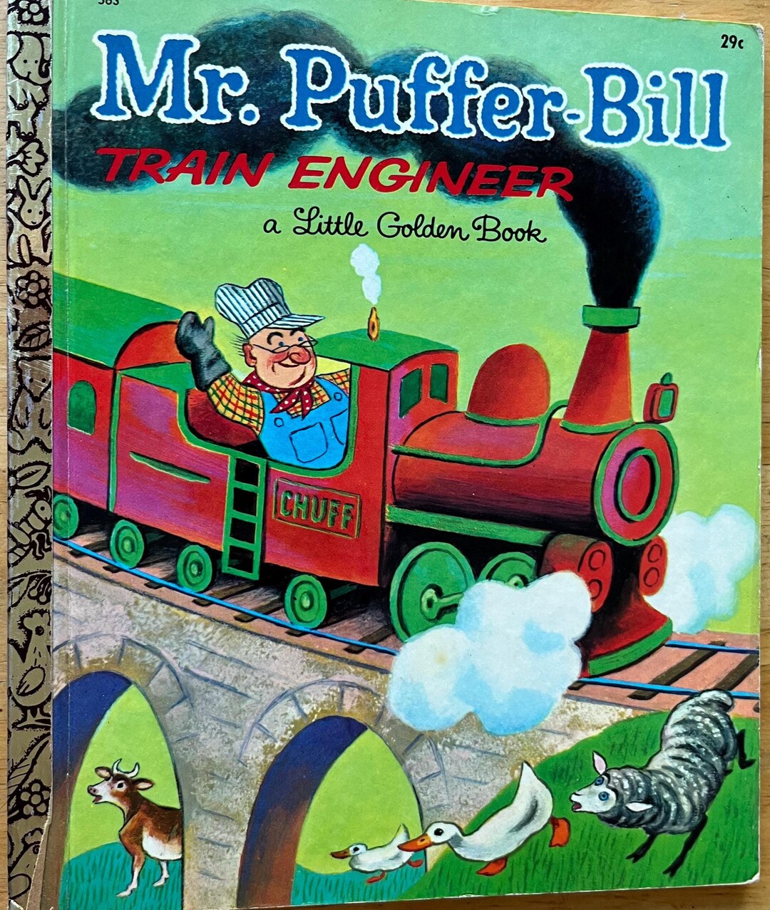 Mr. Puffer-bill Train Engineer a Little Golden Book - Etsy