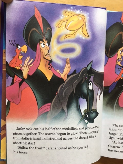 Disney's Aladdin (hardcover) - Etsy