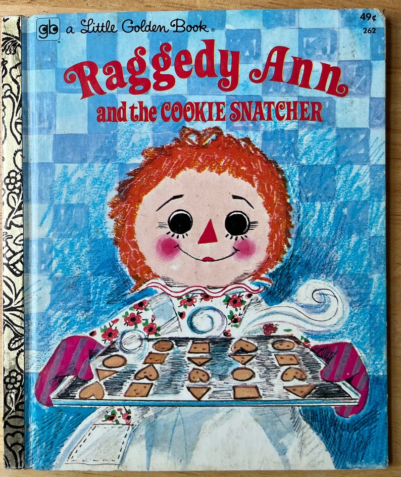 Raggedy Ann and the Cookie Snatcher a Little Golden Book - Etsy