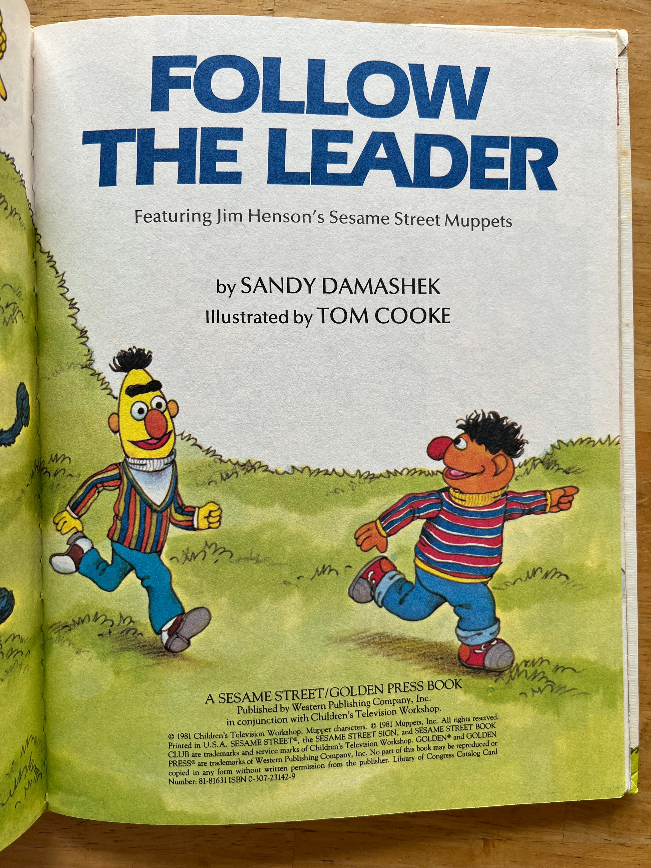 Follow the Leader (sesame Street, Hardcover) - Etsy