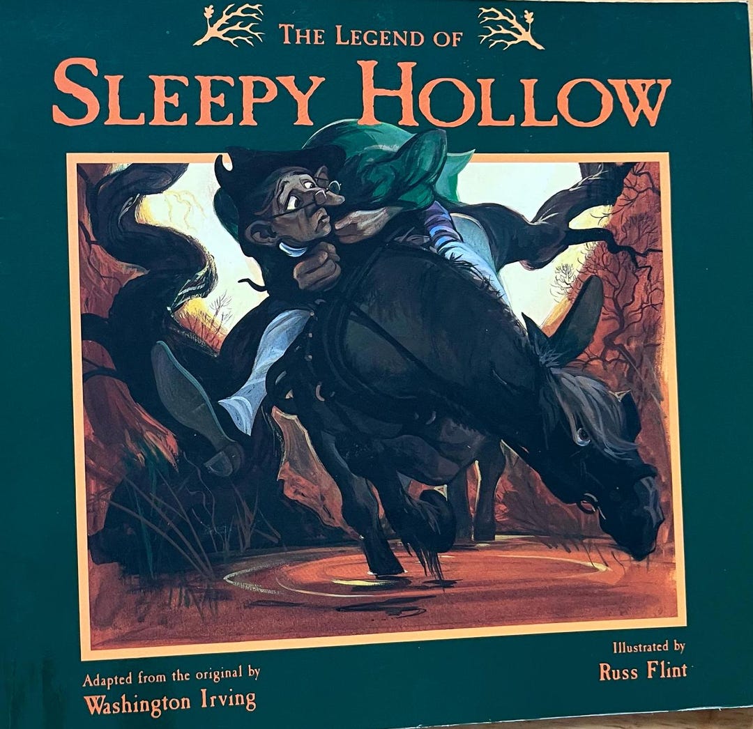 The Legend of Sleepy Hollow Illustrated by Russ Flint - Etsy