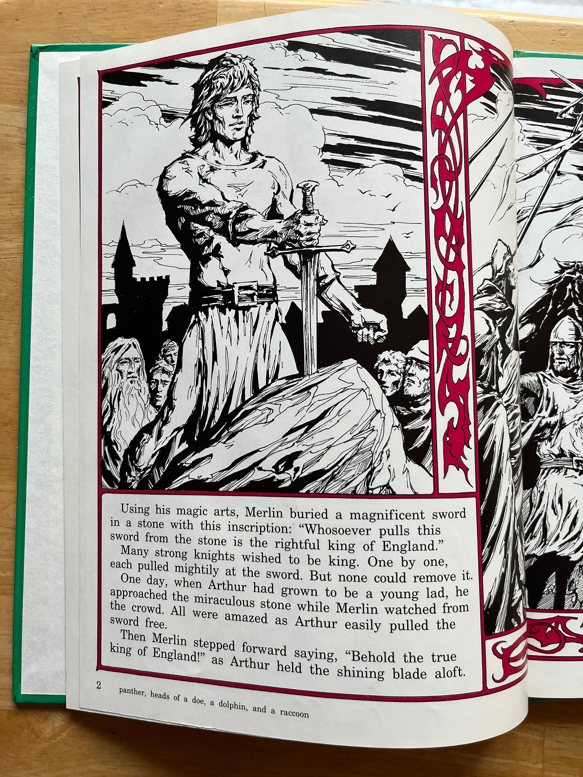 King Arthur A Hidden Picture Story (hardcover) - Etsy