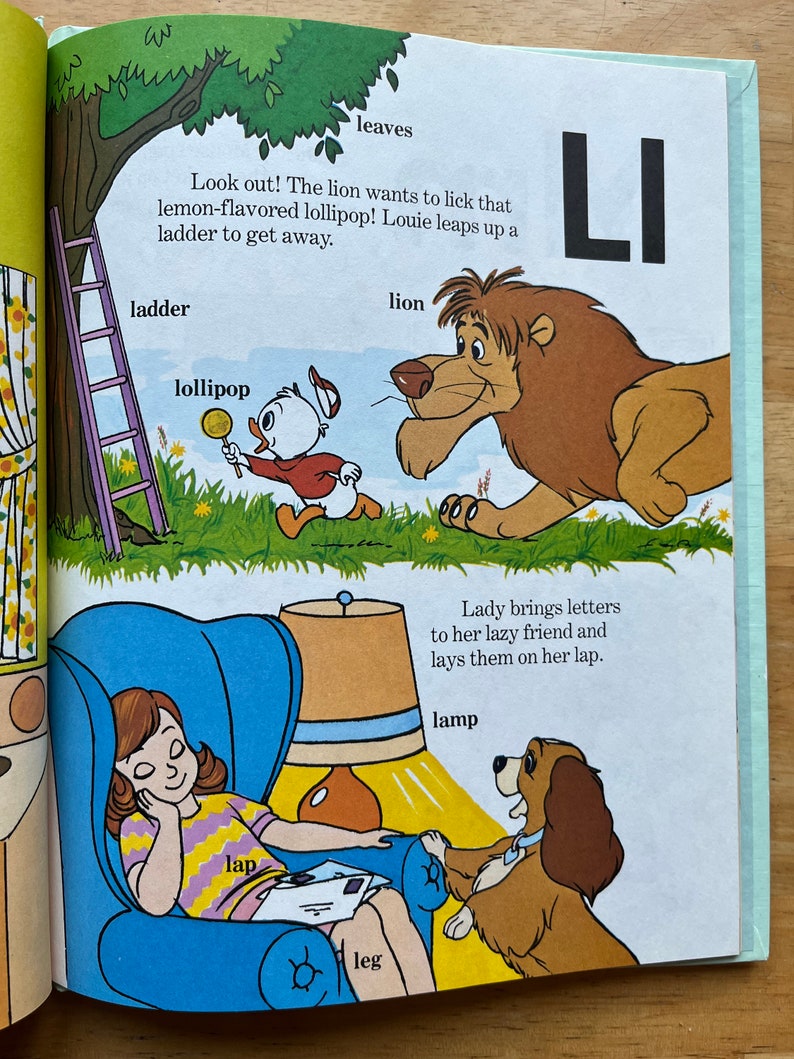 Walt Disney Alphabet A-Z (volume 1, Hardcover) - Etsy