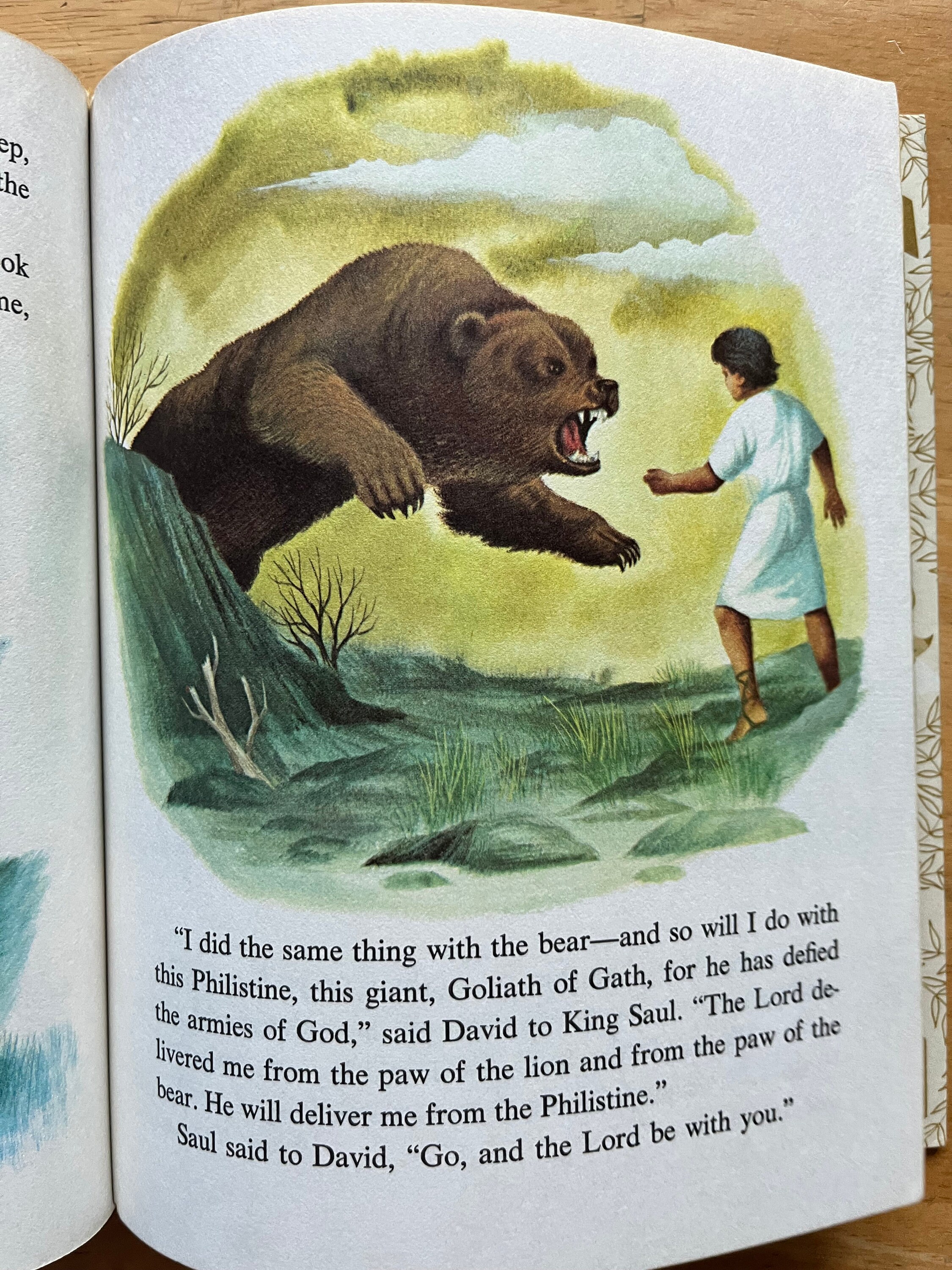 David and Goliath a Little Golden Book - Etsy