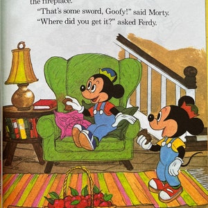 Walt Disney's Sir Goofy and the Dragon (hardcover) - Etsy