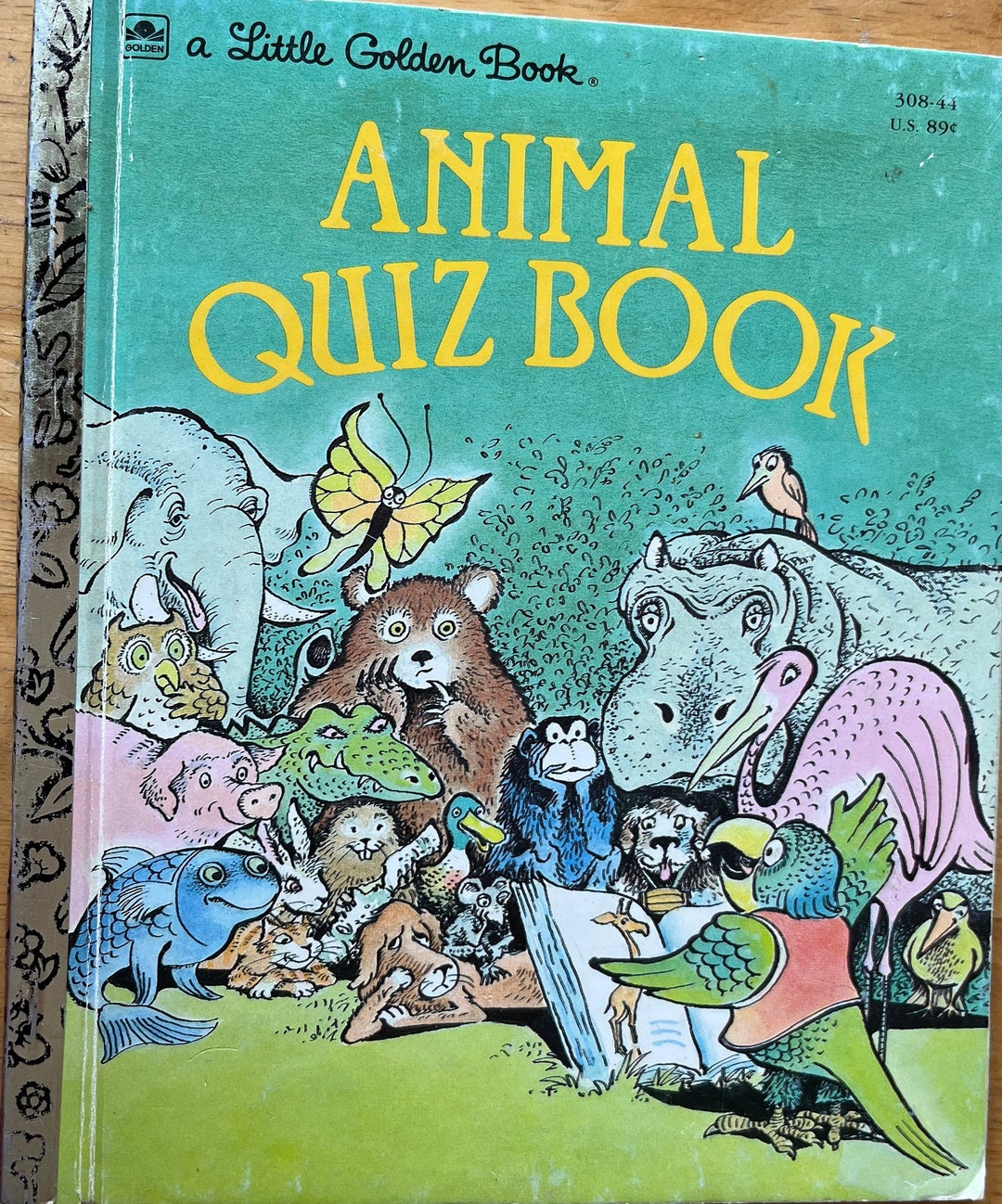 Animal Quiz Book (a Little Golden Book) - Etsy
