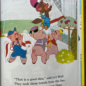 Walt Disney's the Big Bad Wolf and Li'l Wolf (hardcover, 1980 First ...