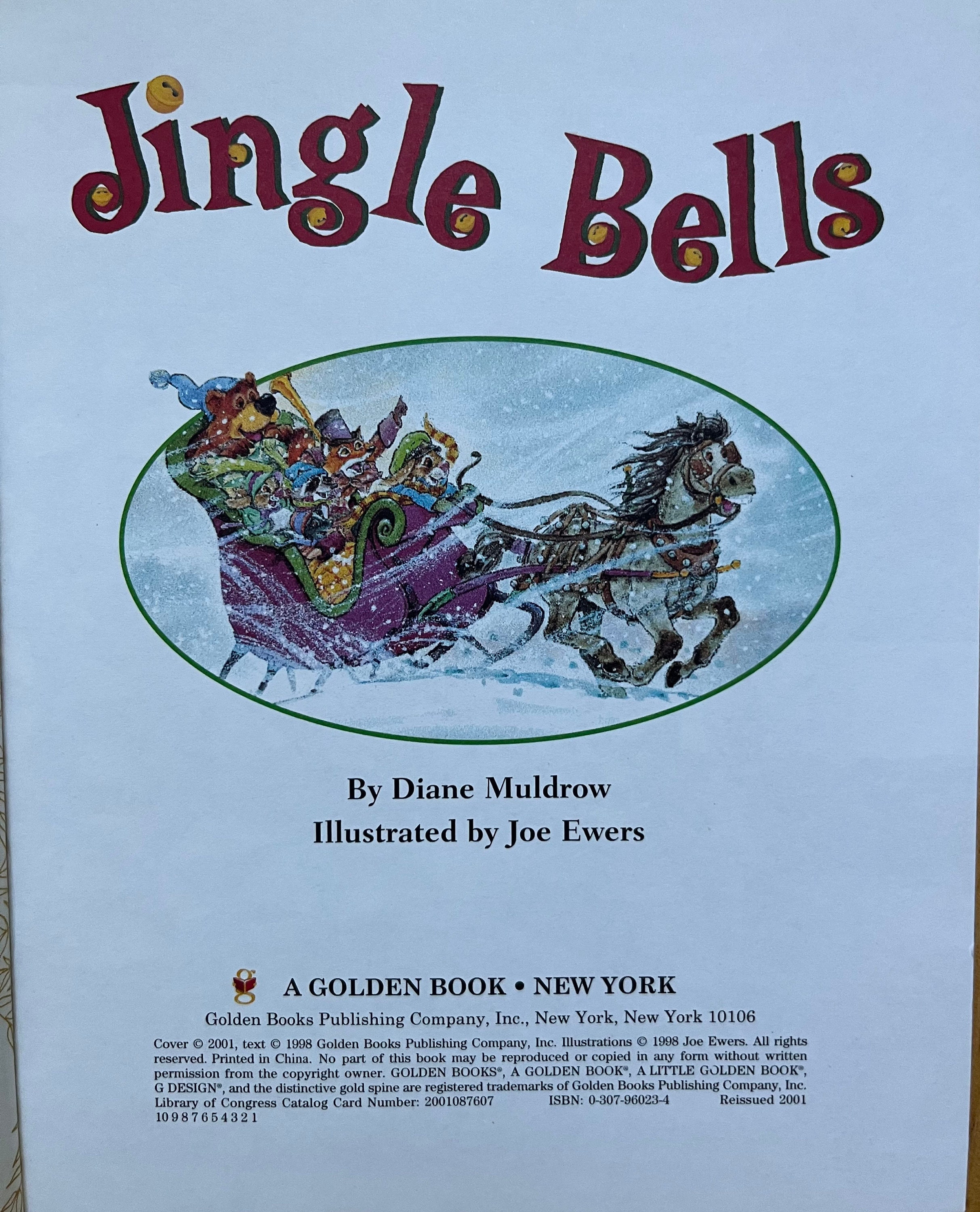 Jingle Bells a Little Golden Book - Etsy