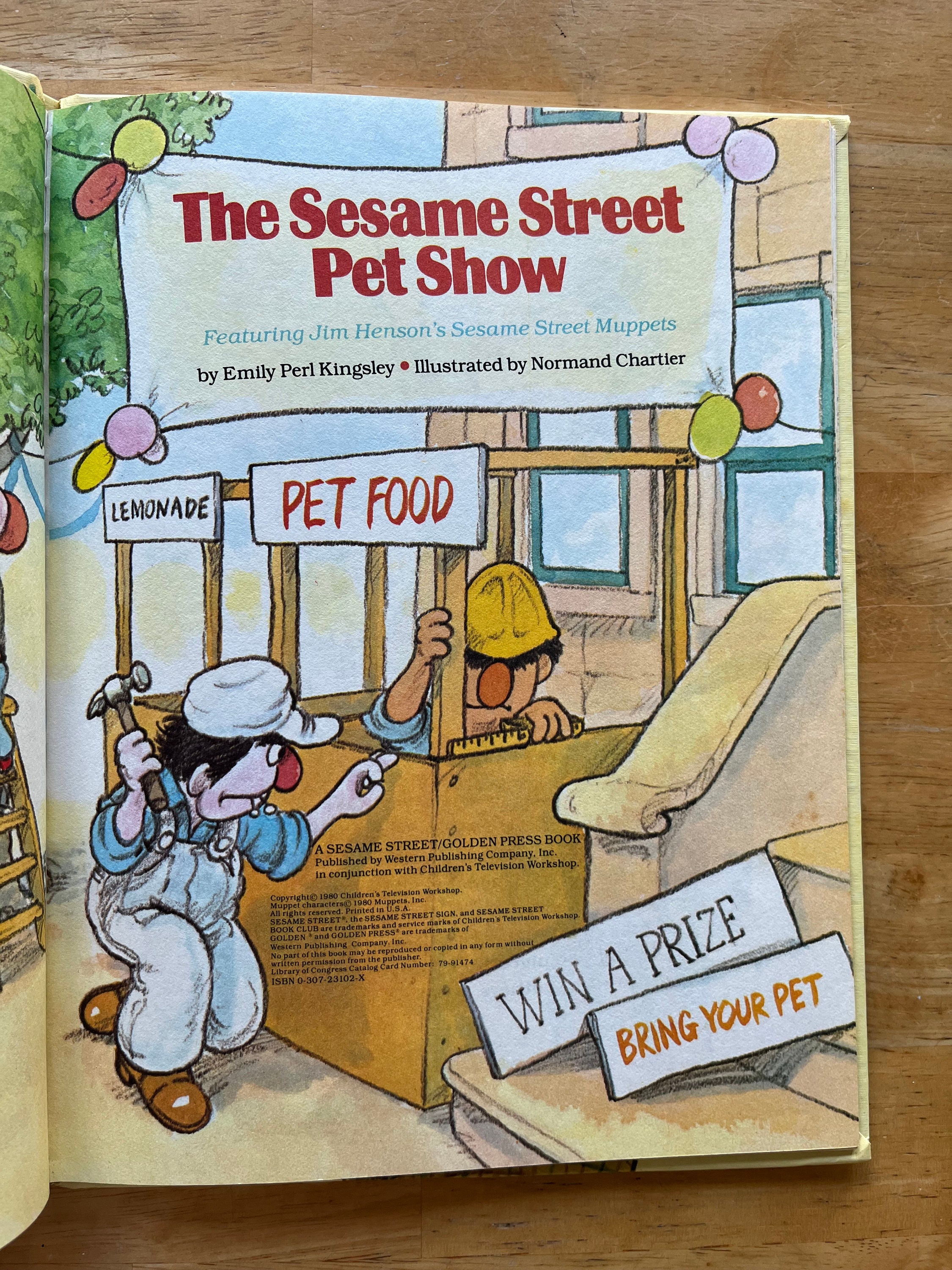The Sesame Street Pet Show (hardcover) - Etsy