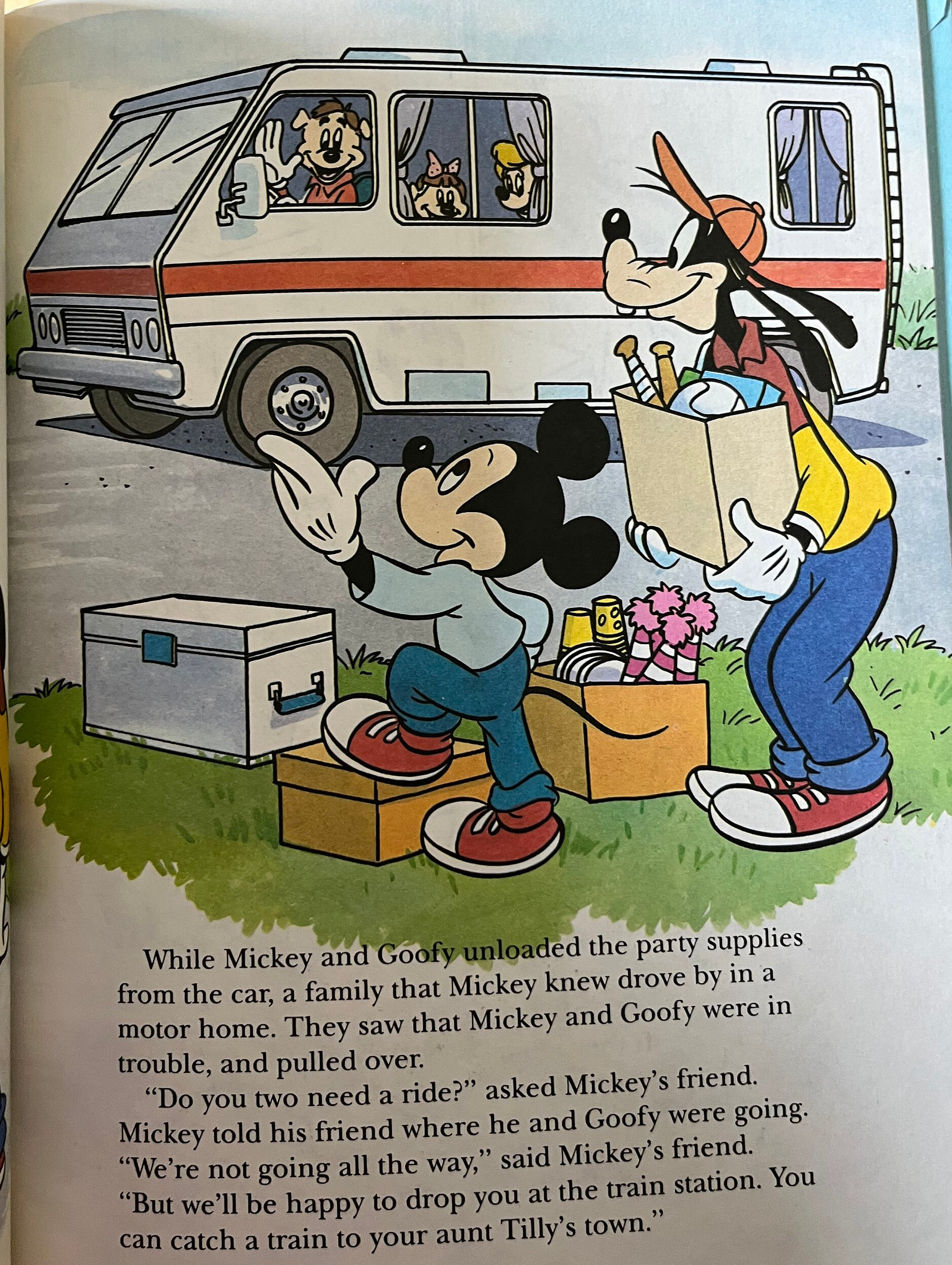 Disney's Mickey and Goofy Take A Trip (hardcover) - Etsy