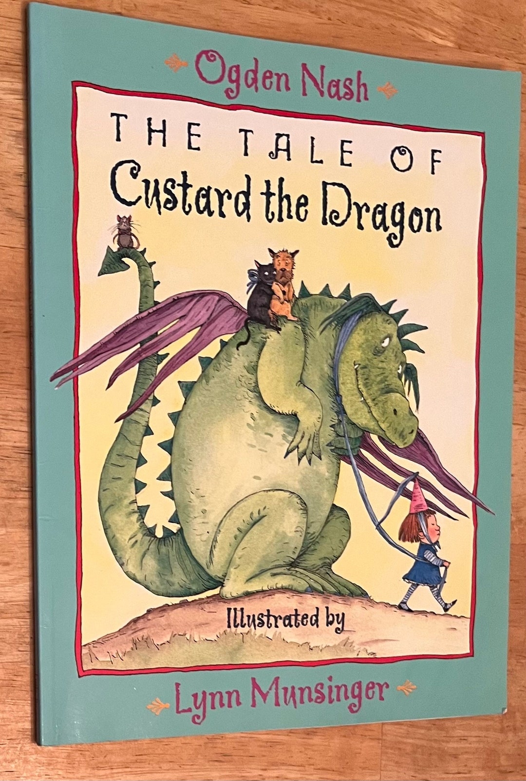 The Tale of the Custard Dragon by Ogden Nash Illustrated by - Etsy