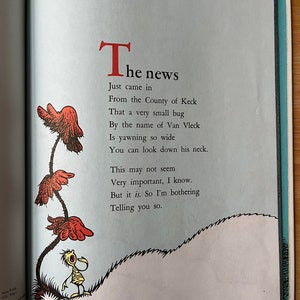 Dr. Seuss's Sleep Book (hardcover) - Etsy