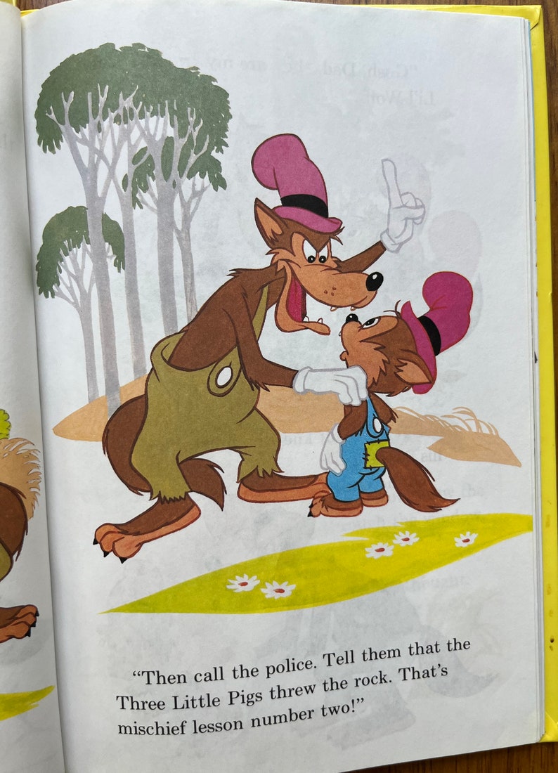 Walt Disney's the Big Bad Wolf and Li'l Wolf (hardcover, 1980 First ...