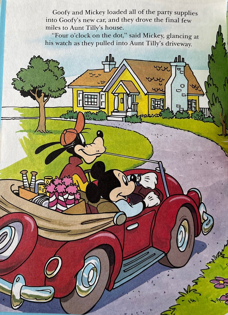 Disney's Mickey and Goofy Take A Trip (hardcover) - Etsy