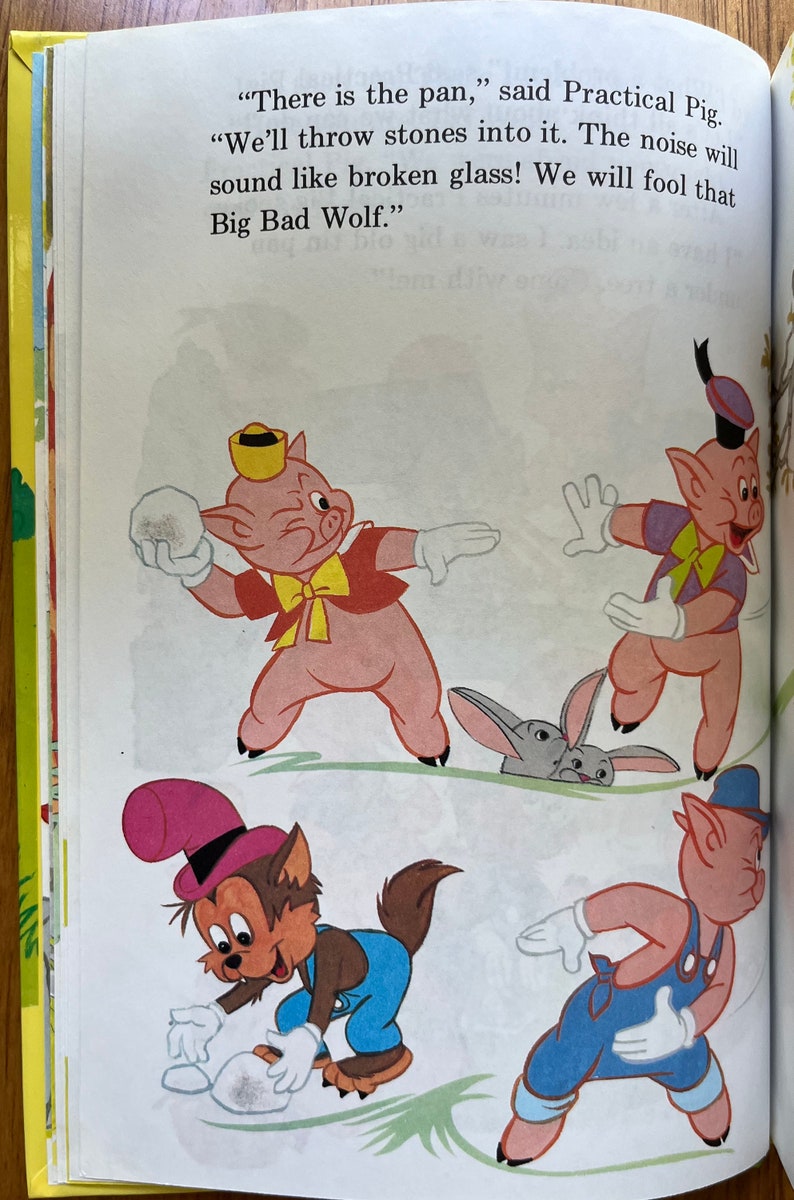 Walt Disney's the Big Bad Wolf and Li'l Wolf (hardcover, 1980 First ...