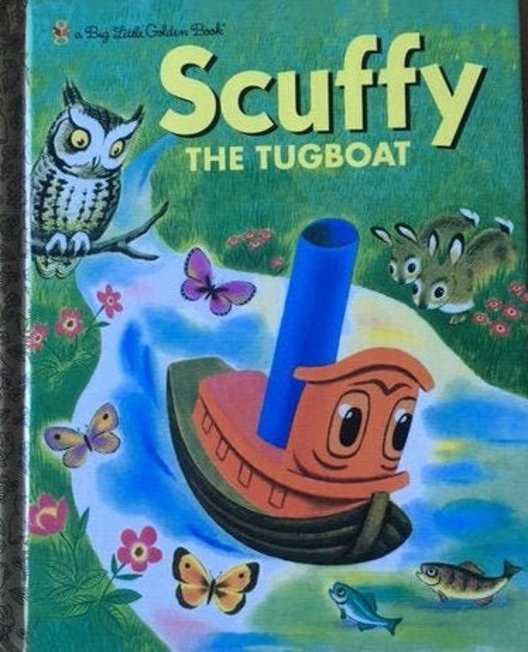 Scuffy the Tugboat, Hardcover (A Big Little Golden Book) - Etsy