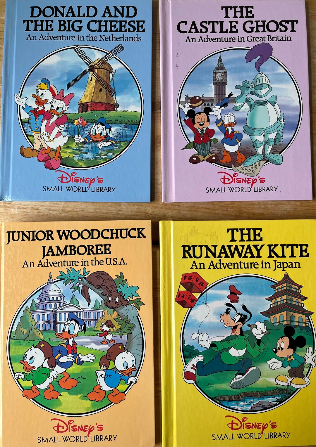 Set of 4 Disney Books - Donald and the Big Cheese, the Castle Ghost ...