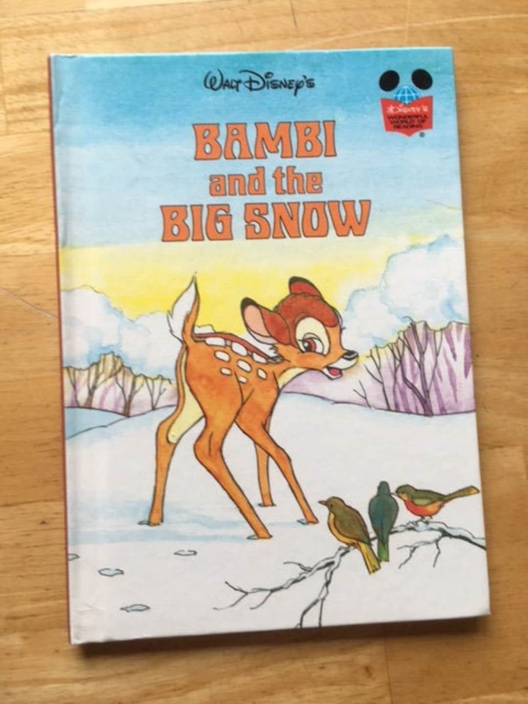 Walt Disney's Bambi and the Big Snow (hardcover) - Etsy