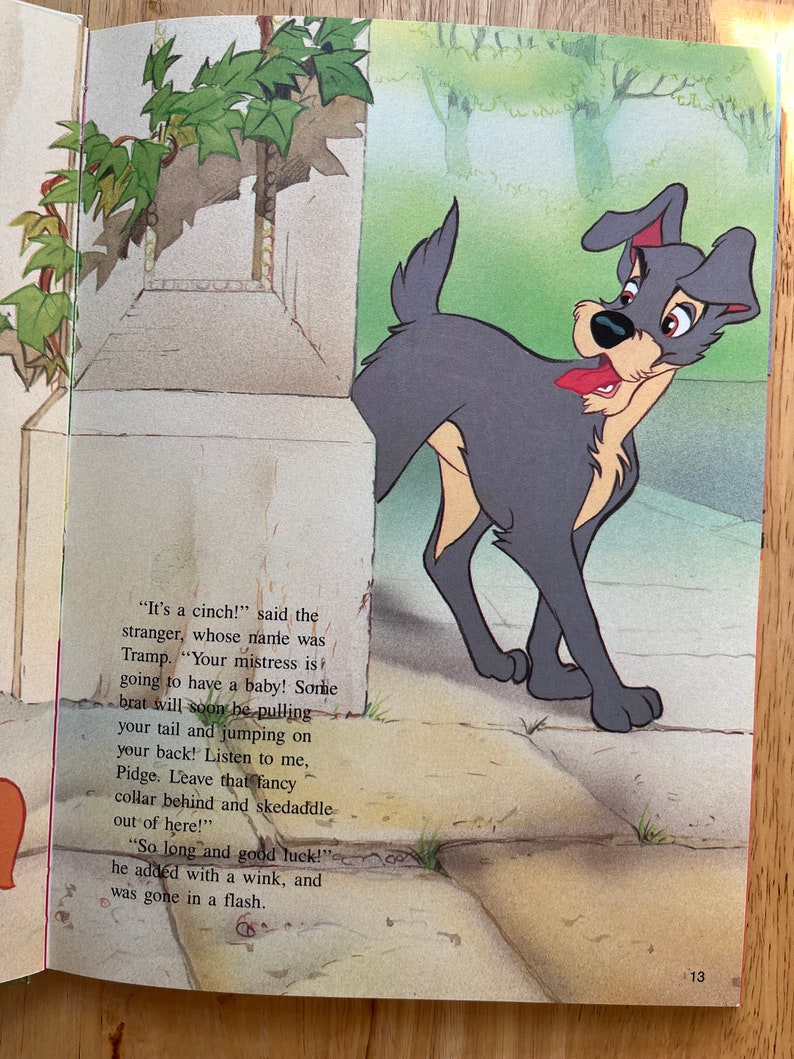 Walt Disney Lady and the Tramp (hardcover) - Etsy