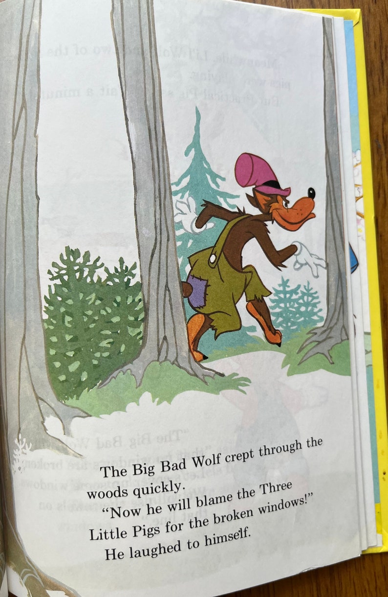 Walt Disney's the Big Bad Wolf and Li'l Wolf (hardcover, 1980 First ...