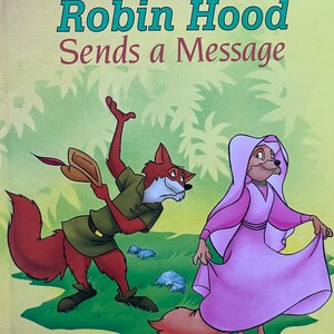 Disney's Robin Hood Sends a Message (first American Edition, 1997) - Etsy
