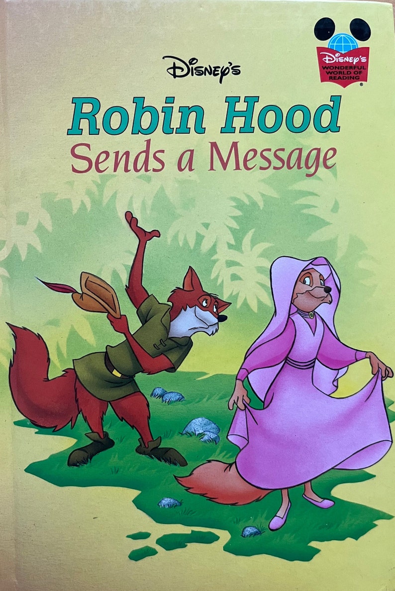Disney's Robin Hood Sends a Message (first American Edition, 1997) - Etsy