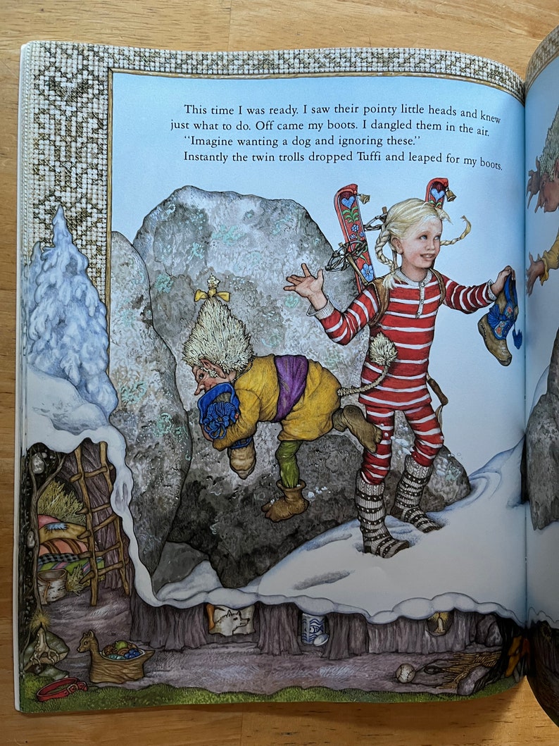 Trouble With Trolls by Jan Brett - Etsy