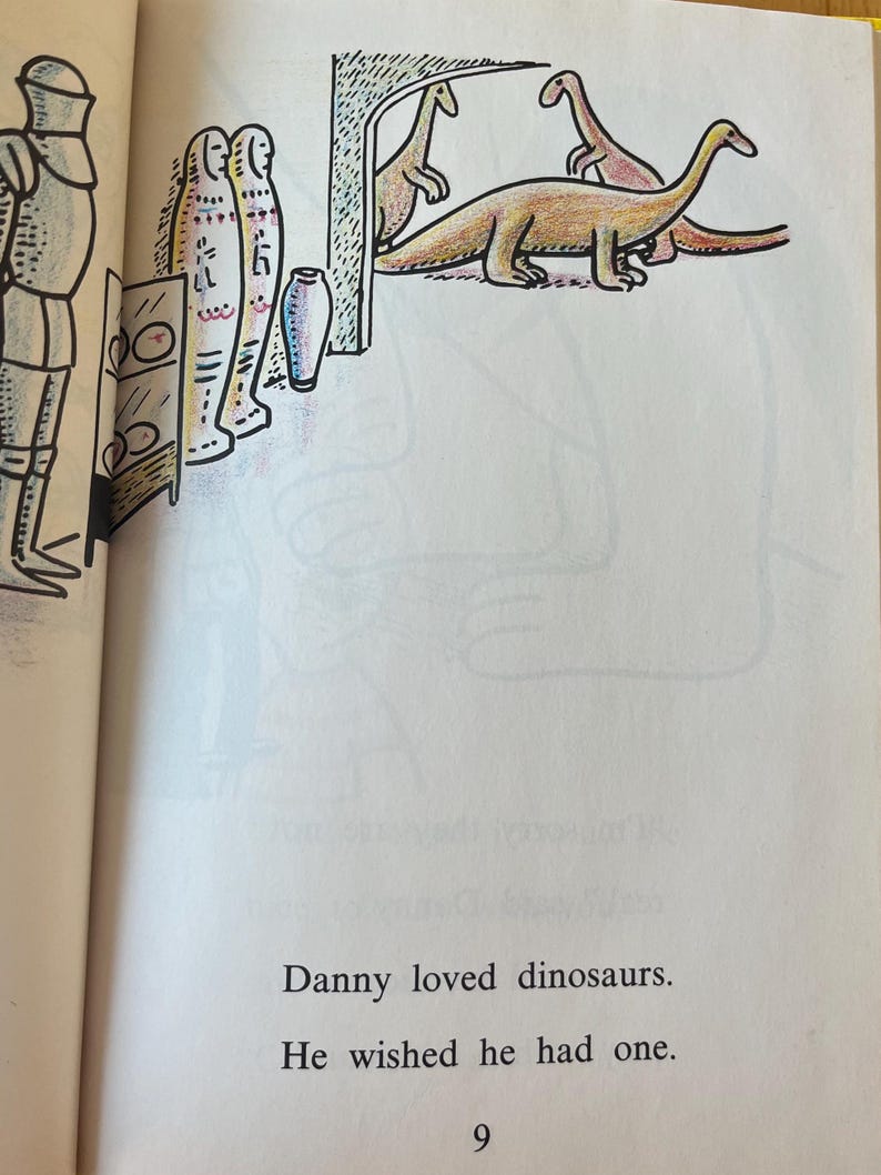 Danny and the Dinosaur Story by Syd Hoff (hardcover, an I Can Read Book ...