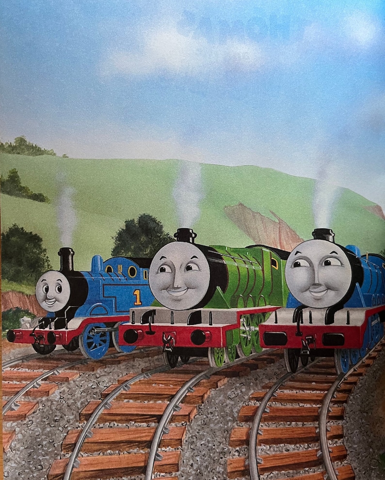 Thomas and the Big Big Bridge a Little Golden Book - Etsy