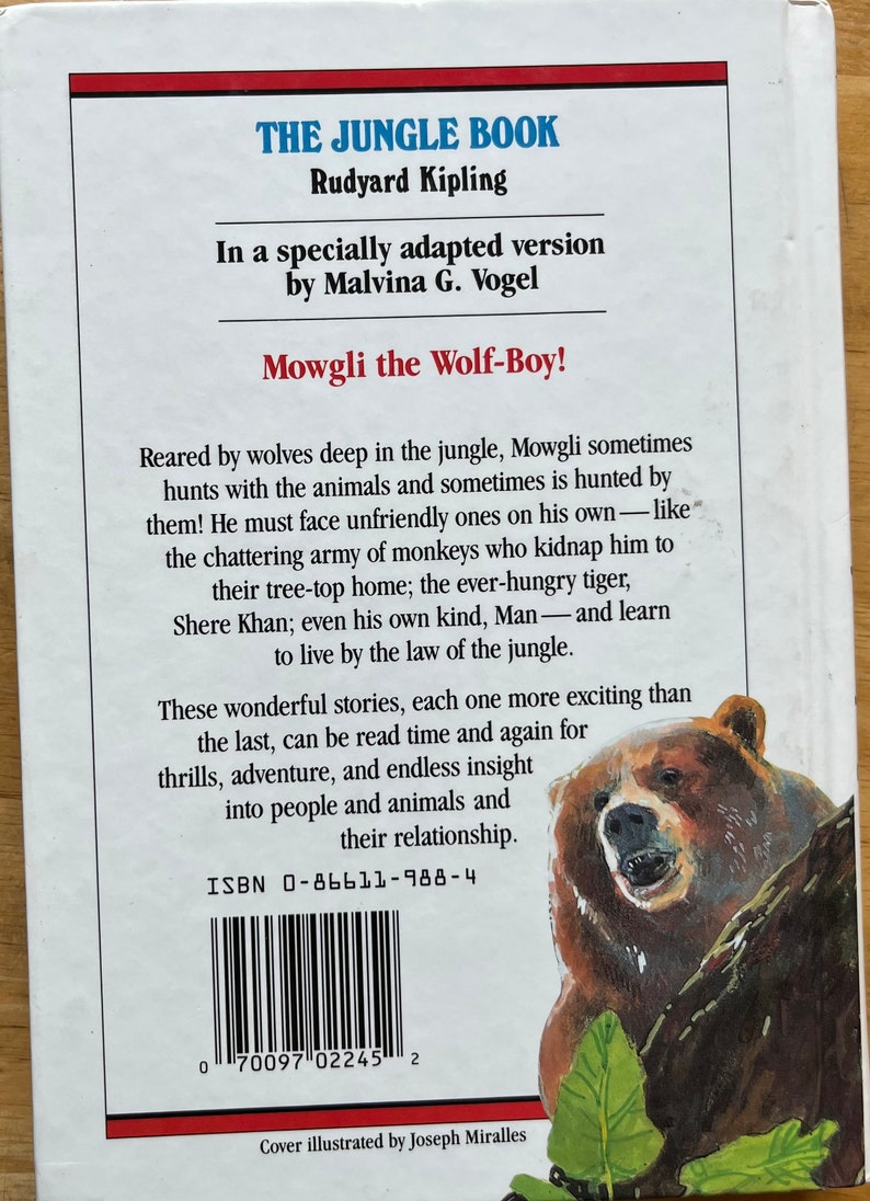 The Jungle Book (great Illustrated Classics, Hardcover) - Etsy