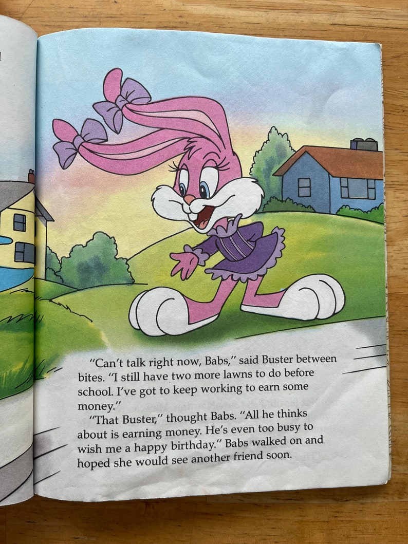 Tiny Toon Adventures Happy Birthday, Babs! (a Little Golden Book) - Etsy