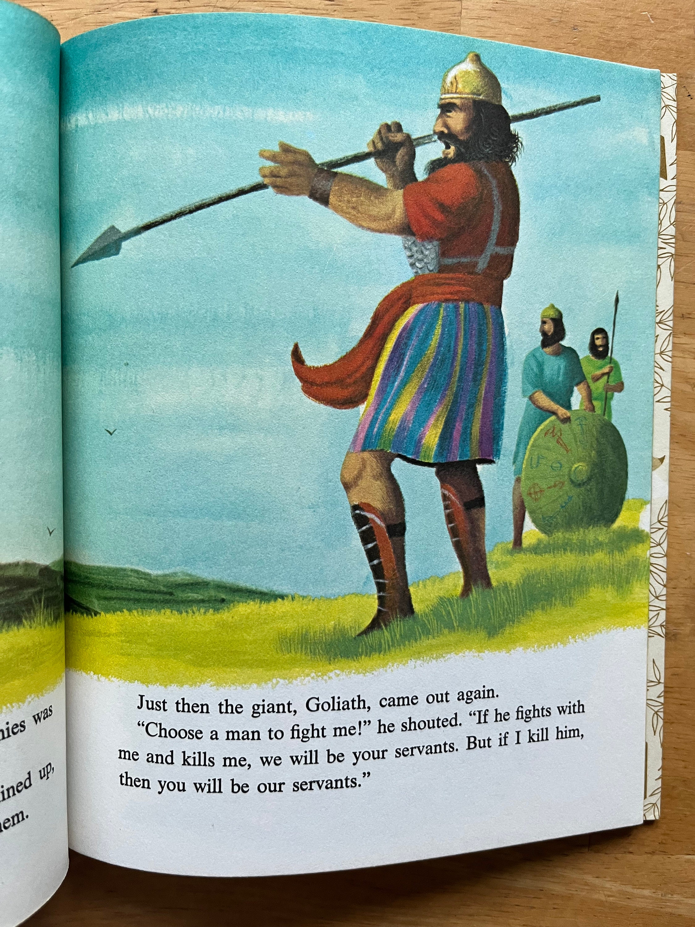David and Goliath a Little Golden Book - Etsy