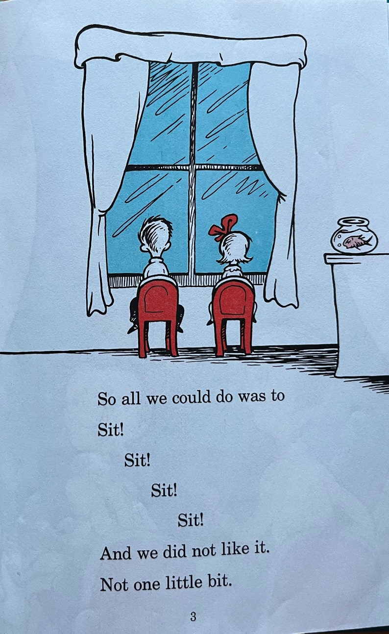 The Cat in the Hat by Dr. Seuss (hardcover) - Etsy