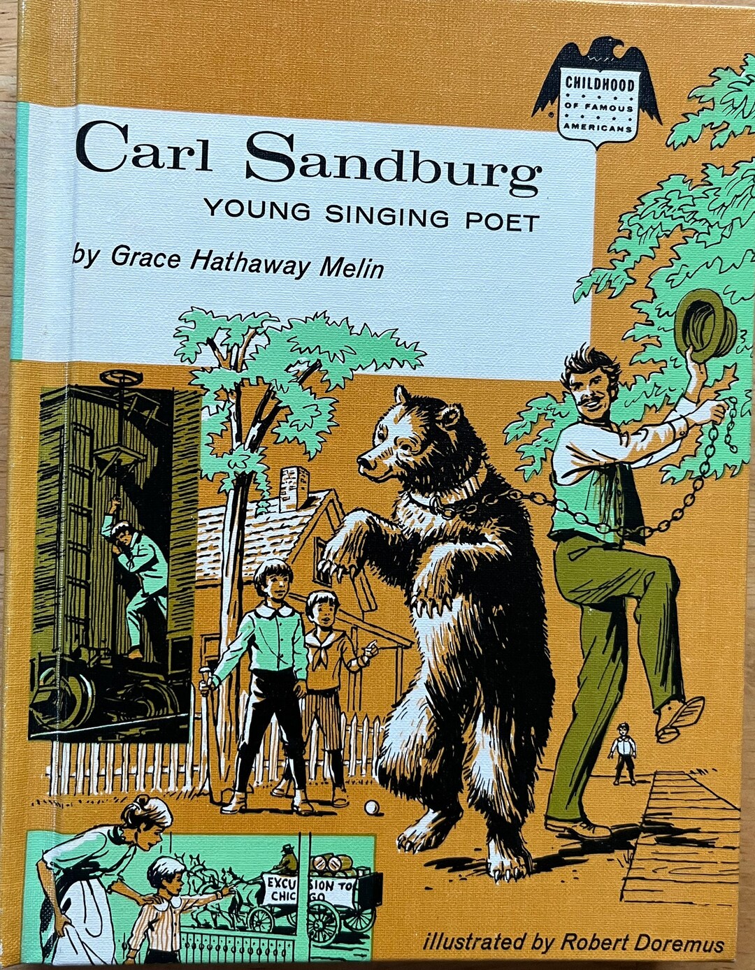 Carl Sandburg Young Singing Poet by Grace Hathaway Melin (hardcover) - Etsy