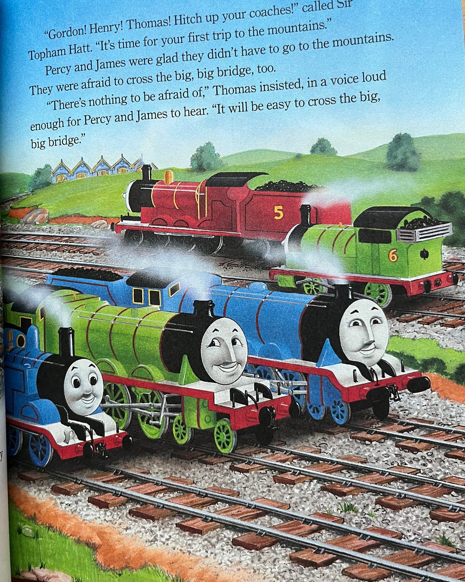 Thomas and the Big Big Bridge a Little Golden Book - Etsy