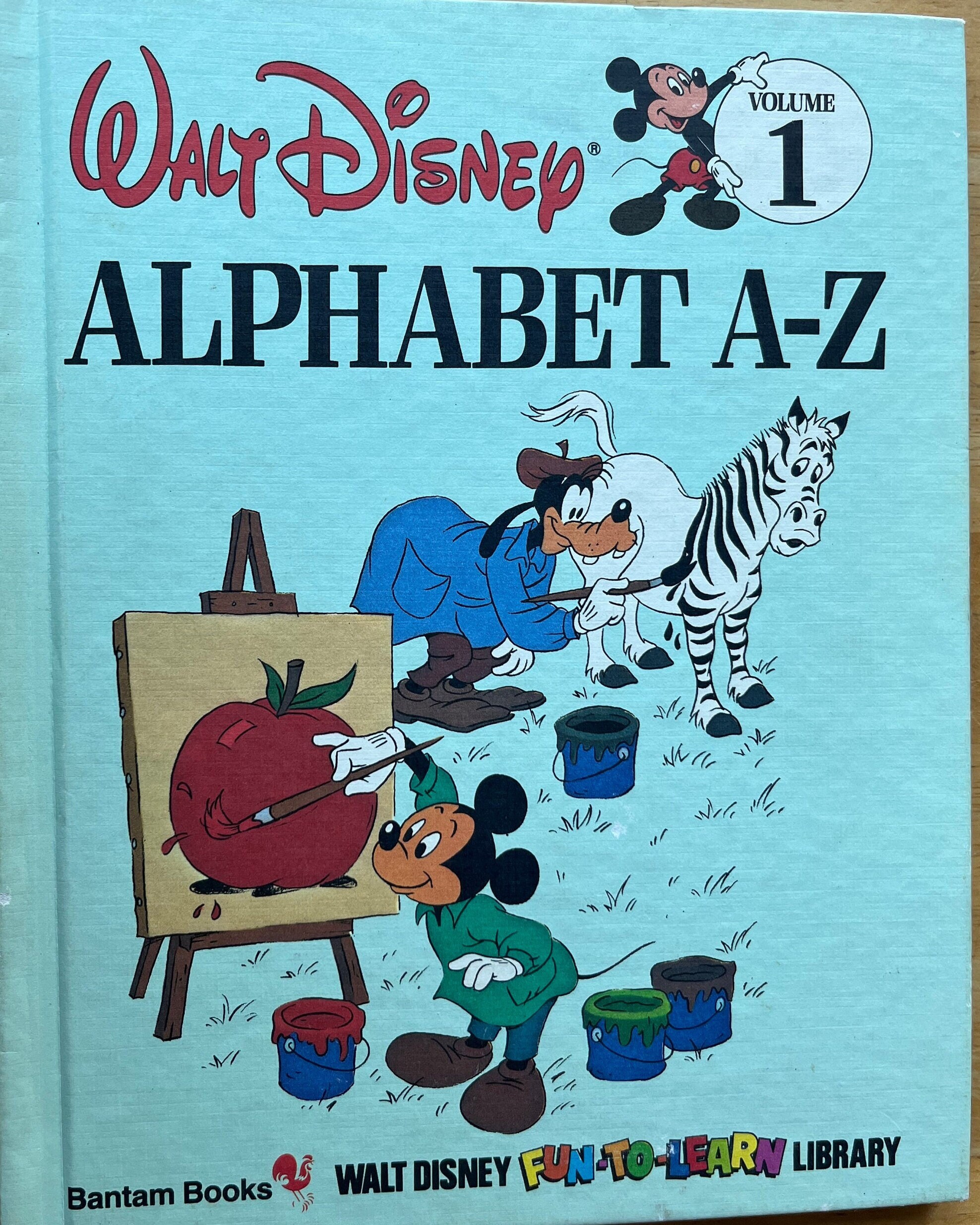Walt Disney Alphabet A-Z (volume 1, Hardcover) - Etsy