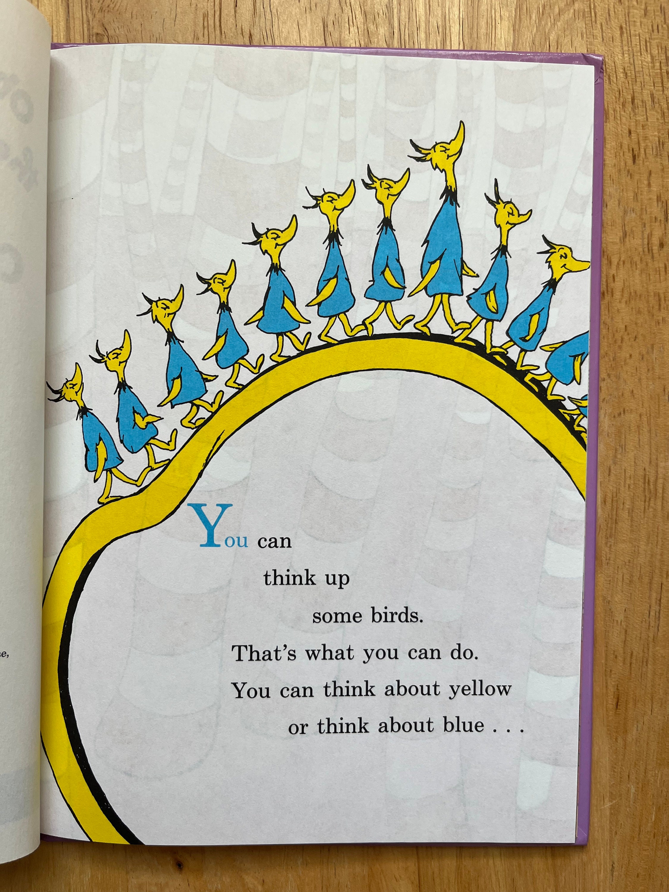Oh the Thinks You Can Think by Dr. Seuss hardcover - Etsy