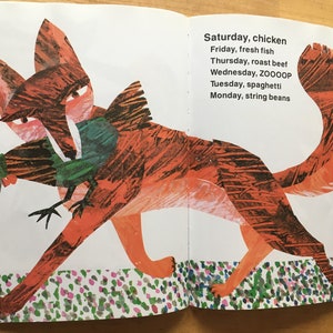 Today is Monday Pictures by Eric Carle - Etsy