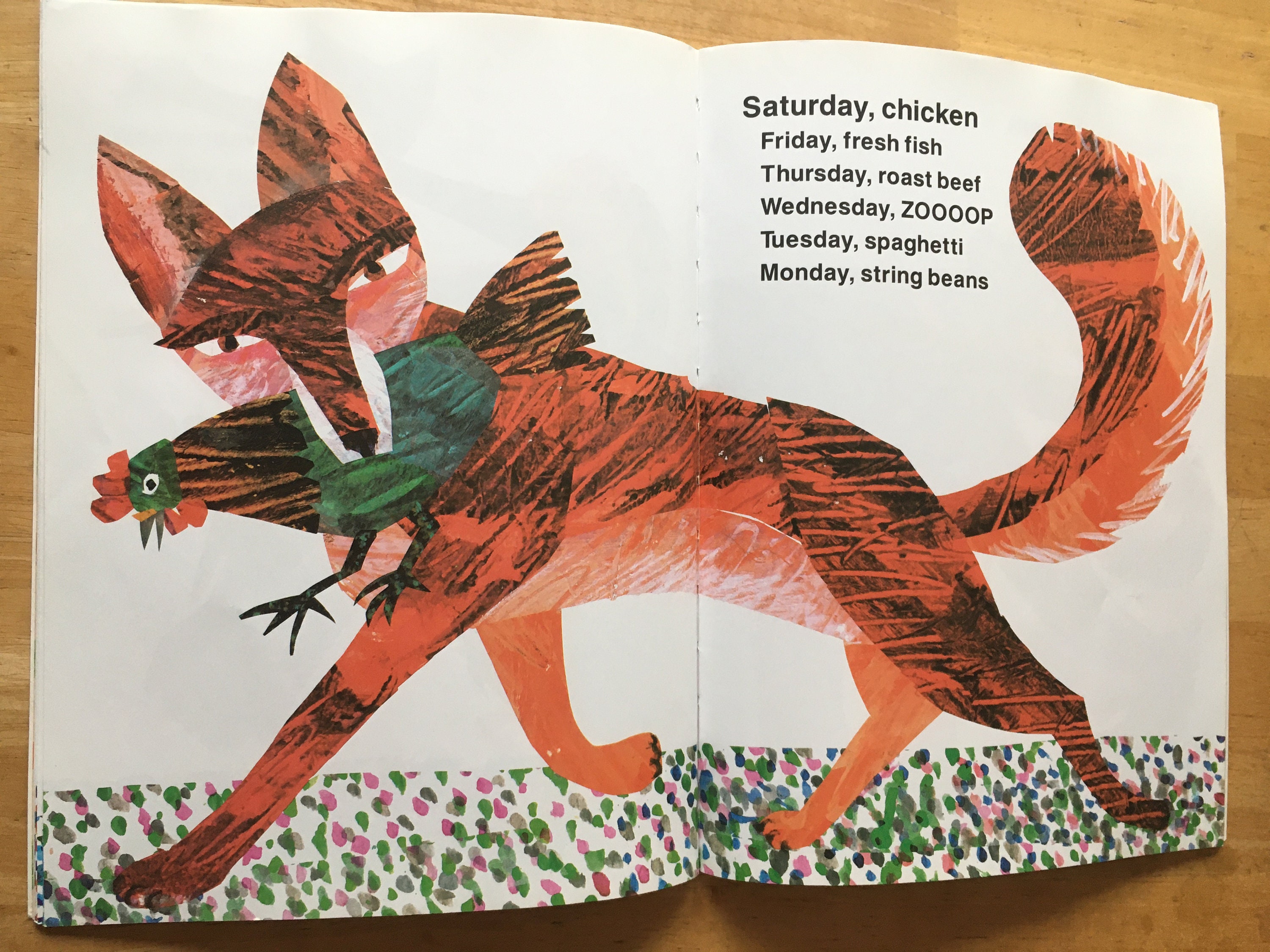 Today is Monday Pictures by Eric Carle - Etsy