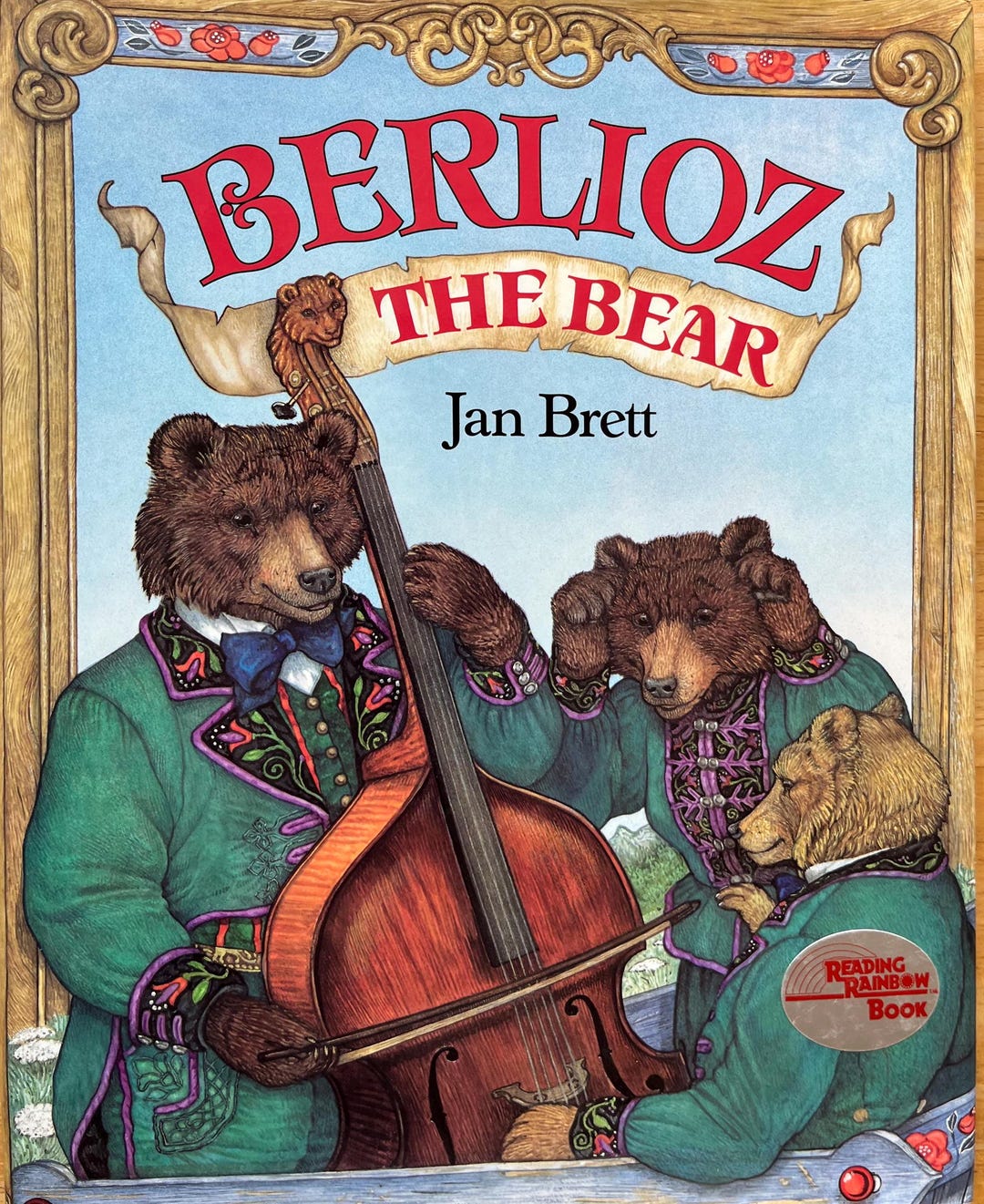 Berlioz the Bear by Jan Brett (signed, First Impression) - Etsy