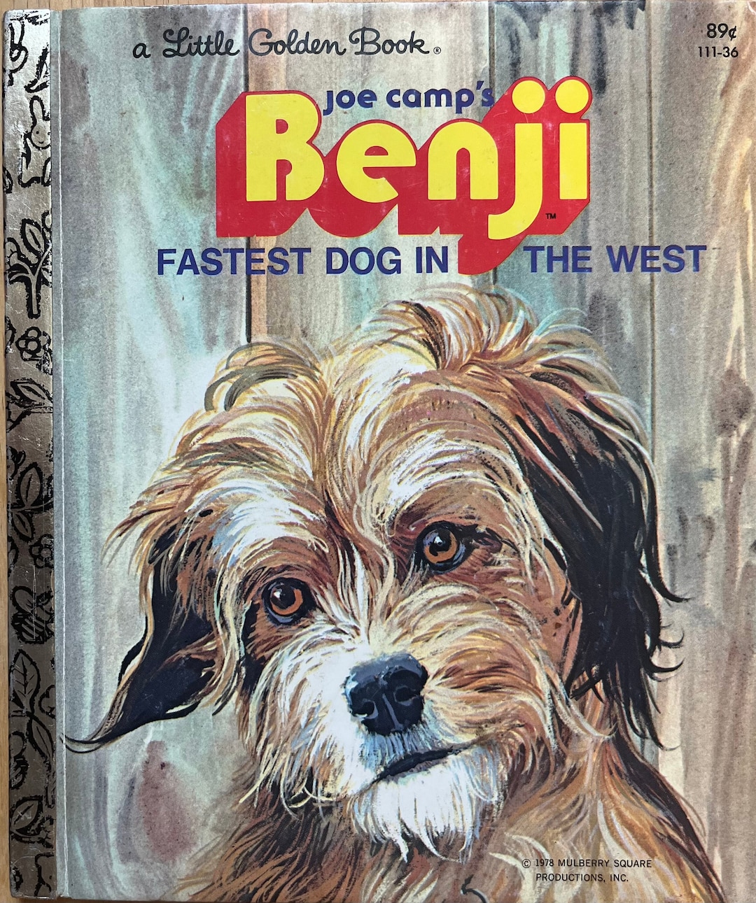 Joe Camp's Benji Fastest Dog in the West (a Little Golden Book) - Etsy