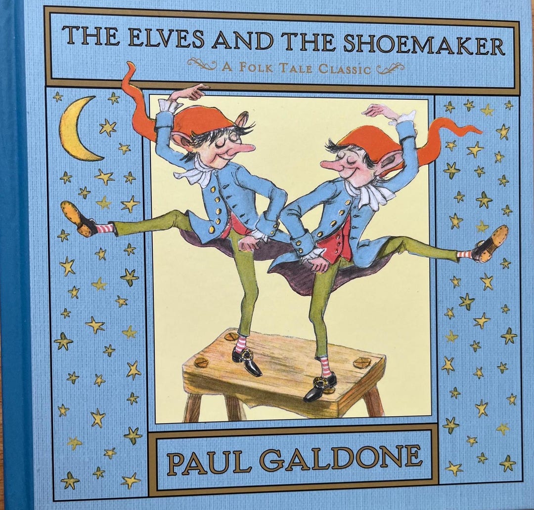 The Elves and the Shoemaker by Paul Galdone (hardcover) - Etsy