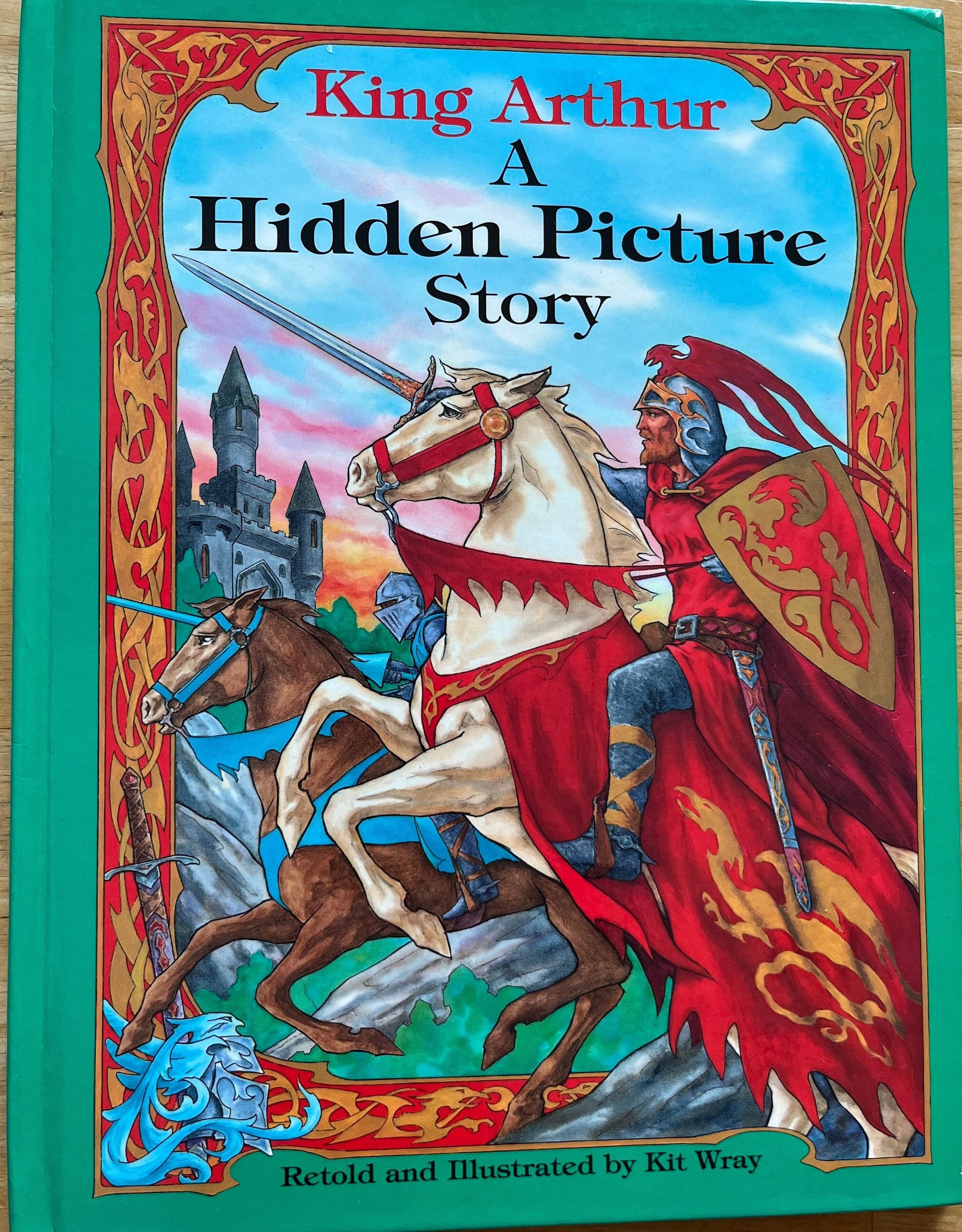 King Arthur A Hidden Picture Story (hardcover) - Etsy