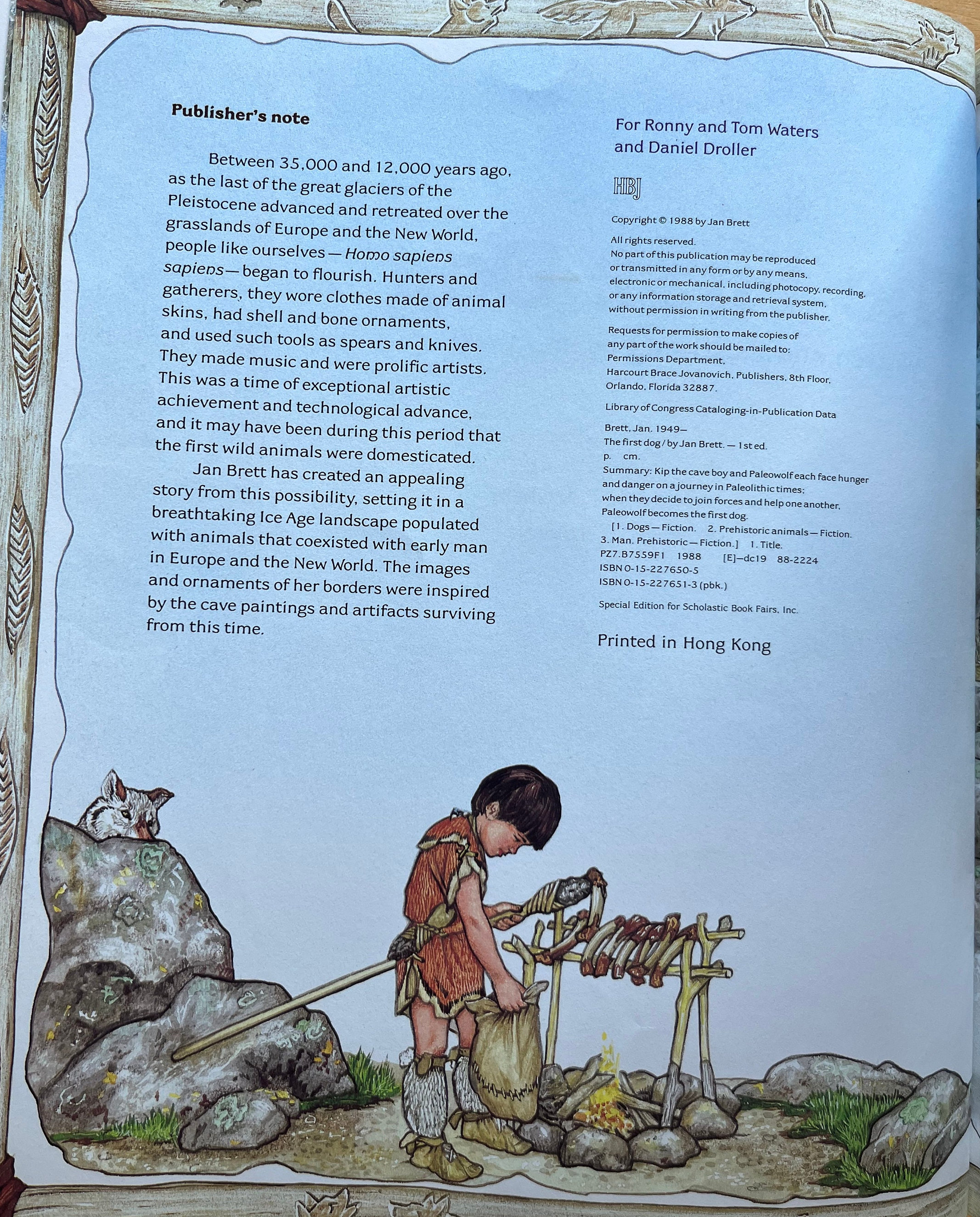 The First Dog by Jan Brett - Etsy