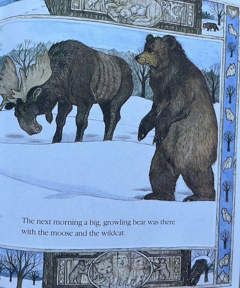 Annie and the Wild Animals by Jan Brett - Etsy