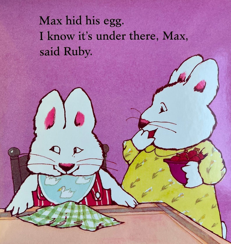 Max's Breakfast by Rosemary Wells (board Book) - Etsy