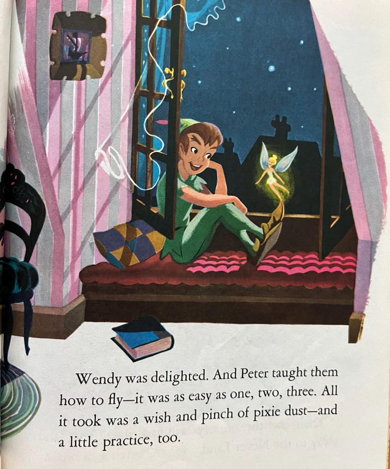 Walt Disney's Peter Pan and Wendy (a Little Golden Book) - Etsy