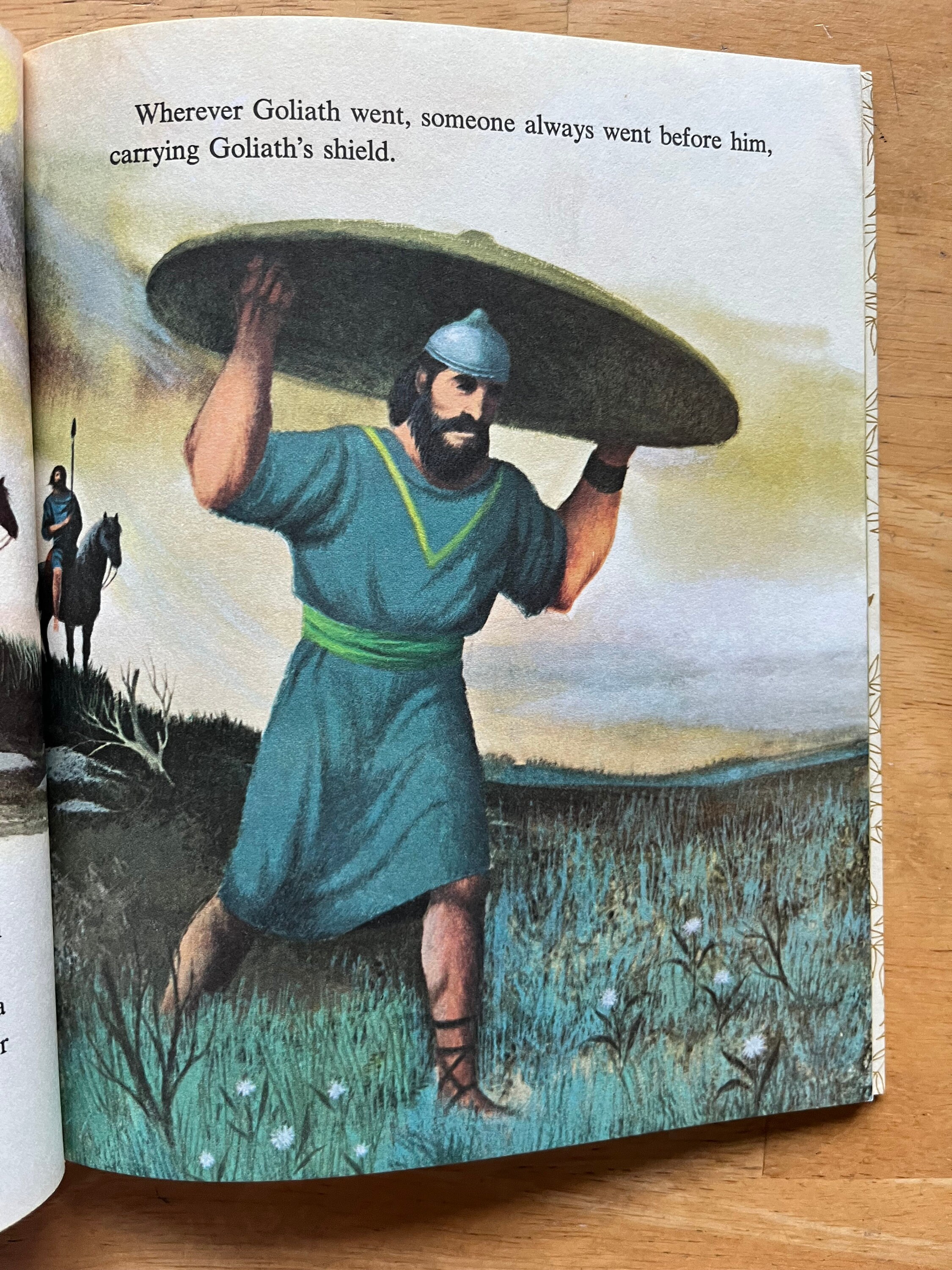 David and Goliath a Little Golden Book - Etsy