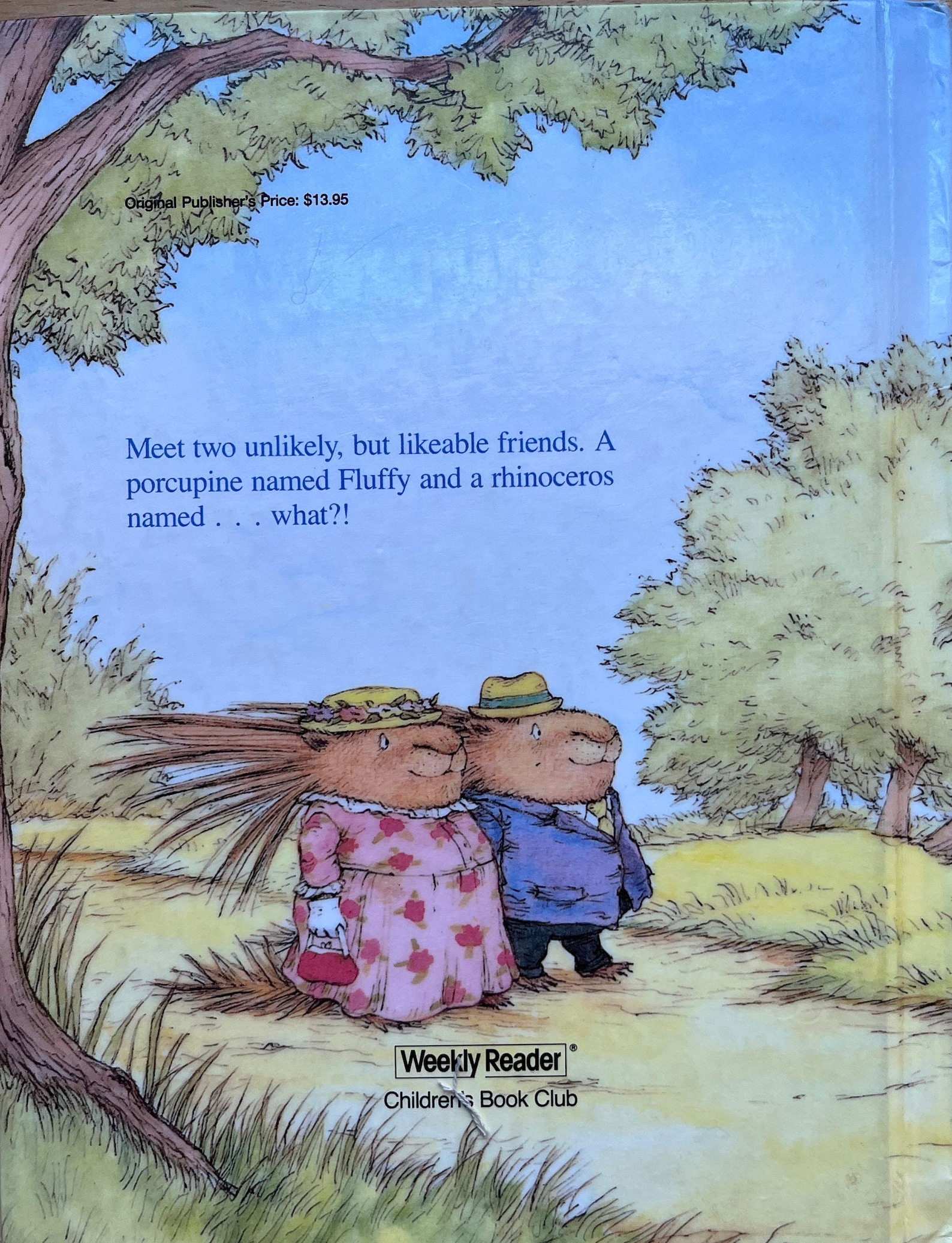 A Porcupine Named Fluffy by Helen Lester, Illustrated by Lynn Munsinger ...